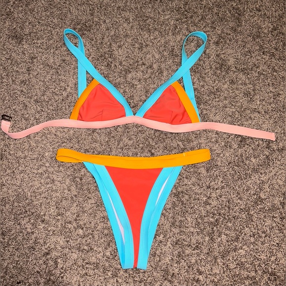 Swim | Colorblock Bikini | Poshmark